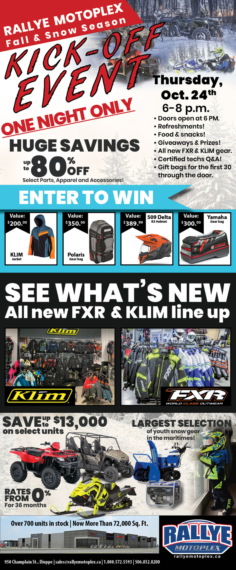 Kickoffevent | Rallye Motoplex | Dieppe New Brunswick